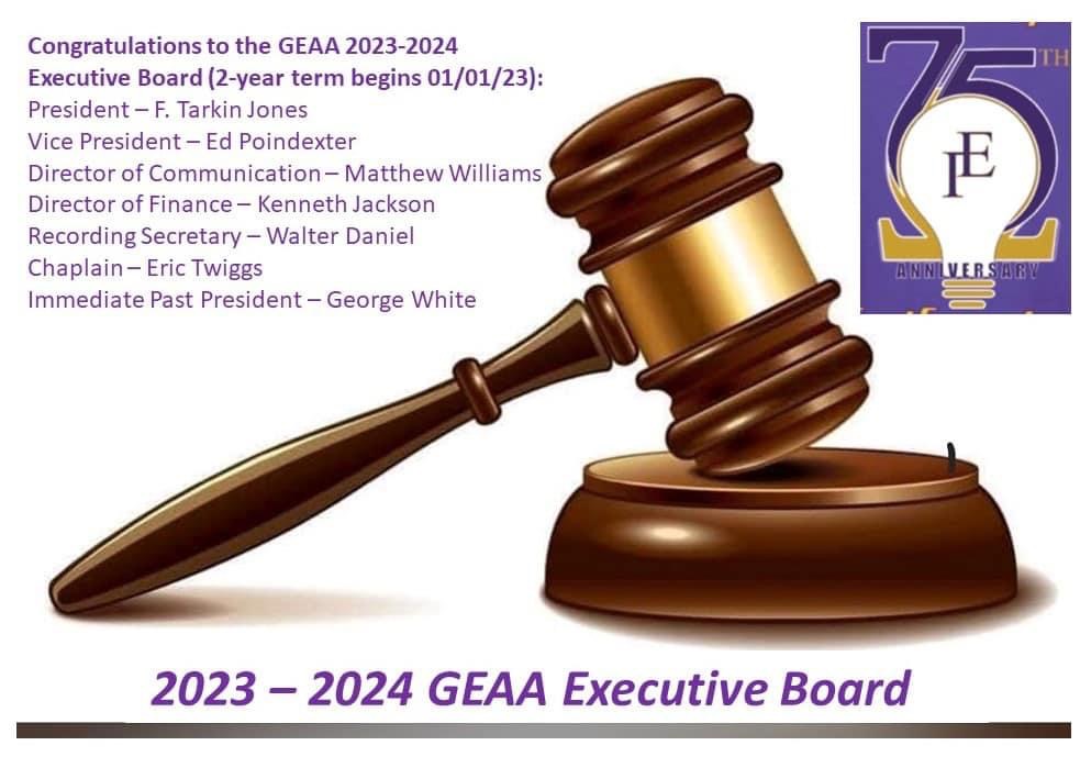 Congratulations to the Newly Elected Officers! – GEAA